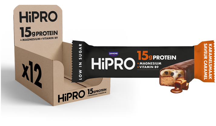 HiPRO Caramel - Protein Bar - Bestel hier! – HiPRO Belgium