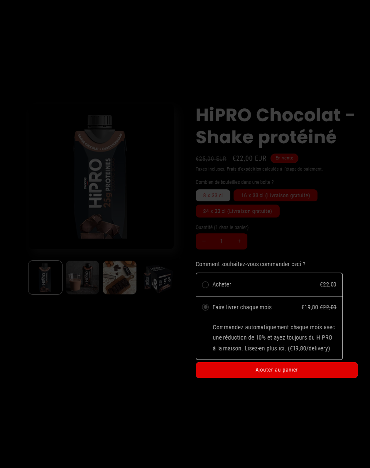 HiPro - Webshop Danone - Abonnements – HiPRO Belgium